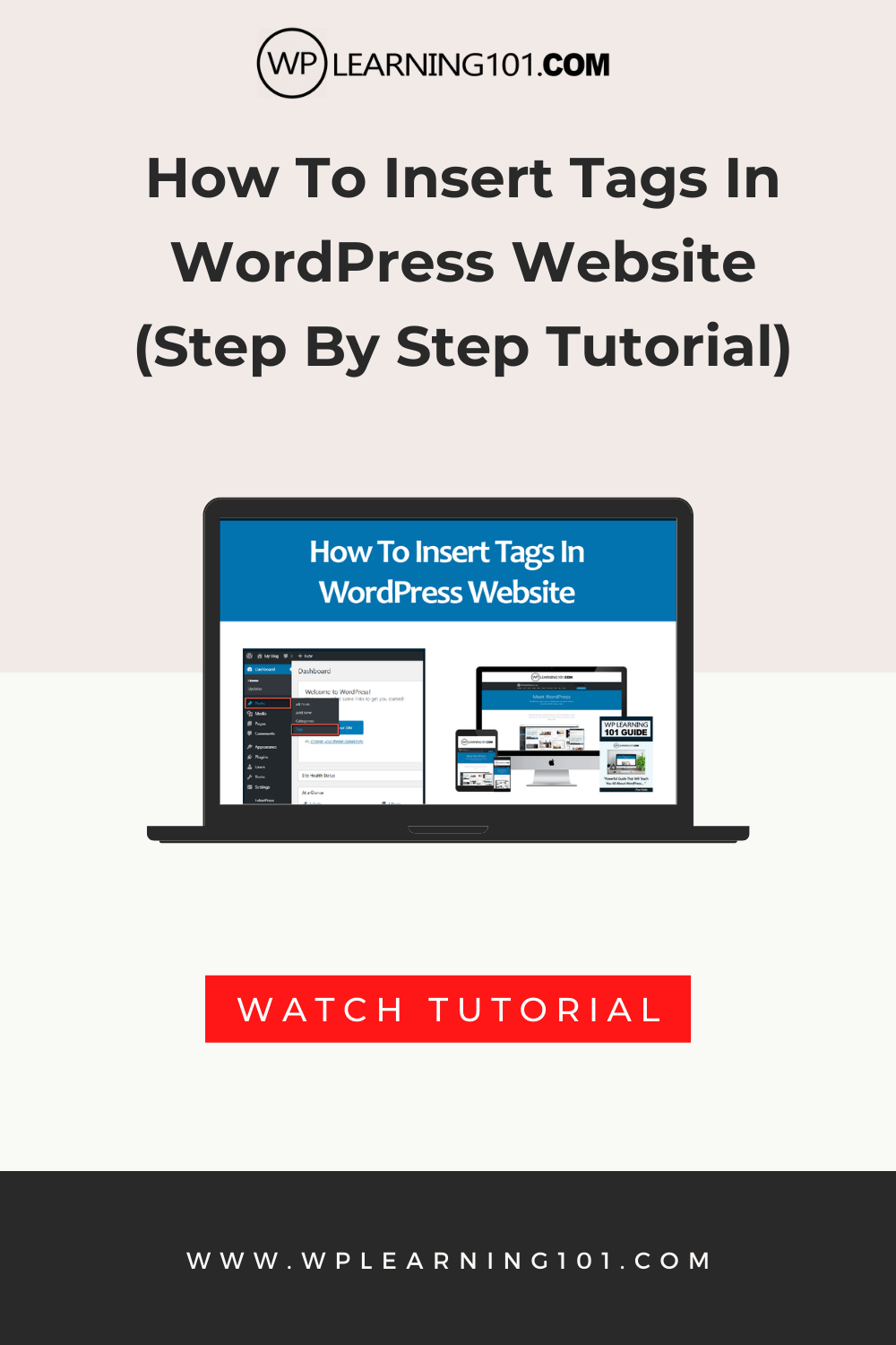 How To Add Tags To WordPress Posts WP Learning 101