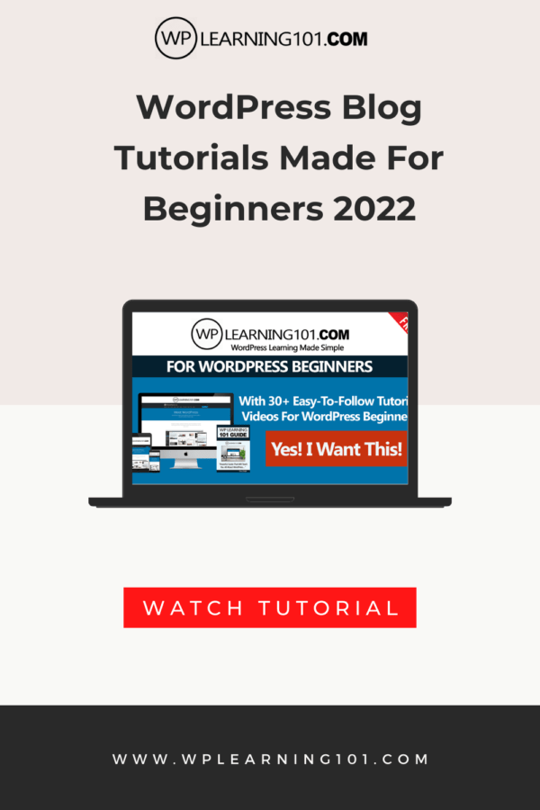 WordPress Blog Tutorials Made For Beginners 2022 (FREE STEP BY STEP COURSE)